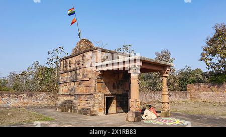 INDIA, UTTAR PRADESH, LALITPUR, December, 2023, Tourist at 8th Century ...