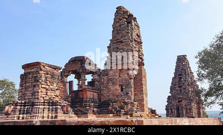 Ruin View of Lesser Surang Temple, Chandela Period Temples, Dudhai ...