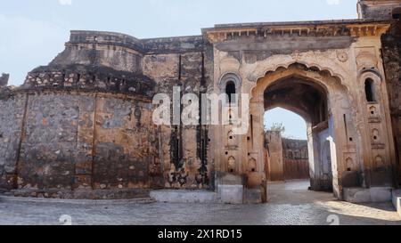 the Main Palace View of Samthar Fort, Jhansi, Uttar Pradesh, India ...