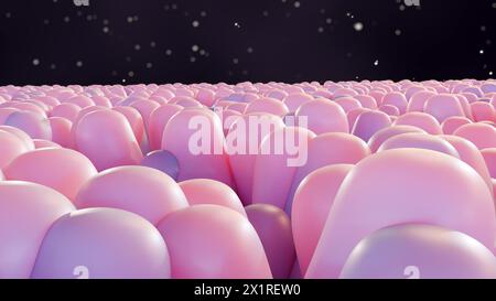 3d rendering of the intestinal epithelium is the single cell layer that ...