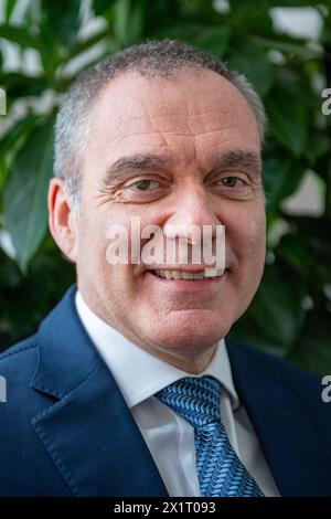 Stockholm, Sweden. 17th Apr, 2024. Nico Delvaux, President and CEO of ...