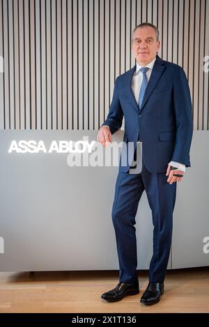 Stockholm, Sweden. 17th Apr, 2024. Nico Delvaux, President and CEO of ...
