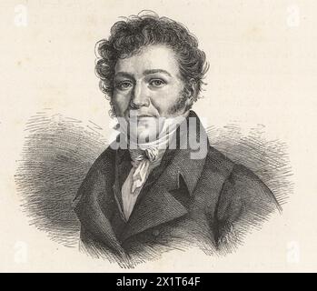 Louis-Jacques, Baron Thénard. Lithograph by [M] Stock Photo - Alamy
