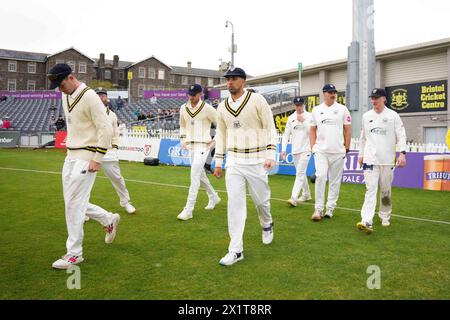 Bristol, UK, 13 April 2024. Gloucestershire's James Bracey bats during ...