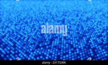 Azure Array: A Sea of Digital Pearls in the Cyber Ocean Stock Photo - Alamy