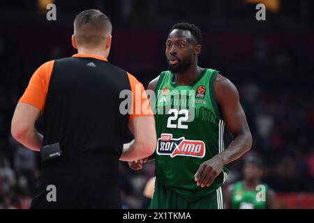 Jerian Grant (Panathinaikos AKTOR Athens, 22), Kevin Yebo (FC Bayern M ...