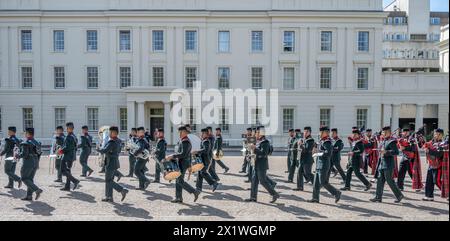 Wellington Barracks, London, UK. 18th Apr, 2024. The Queen's Gurkha ...