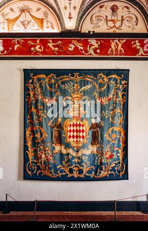 Monaco, Monaco - 2 September 2023: Luxurious interiors of the Prince's ...
