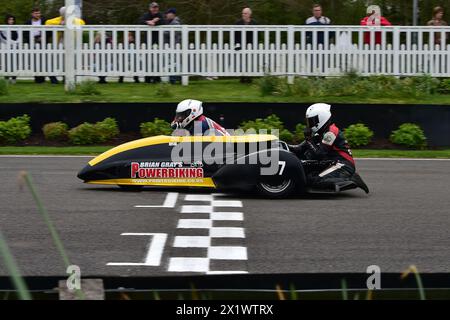Brian Gray, Sarah Stokoe, LCR-Yamaha, First time at Goodwood a Sidecar ...