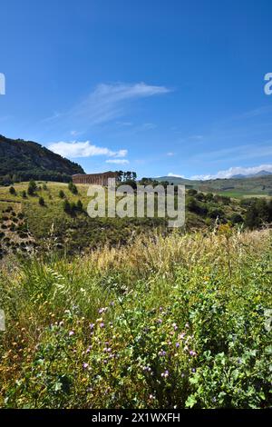 Temple. Archaeological Area of segesta. Calatafimi. Sicily Stock Photo ...