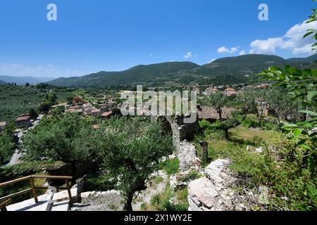 Panorama From the Heights of the Fortress of Precetto. Ferentillo ...