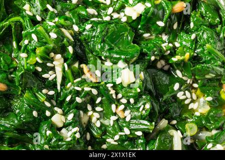 Homemade Korean Spinach Sigeumnchi Namul Banchan Side Dish Stock Photo ...
