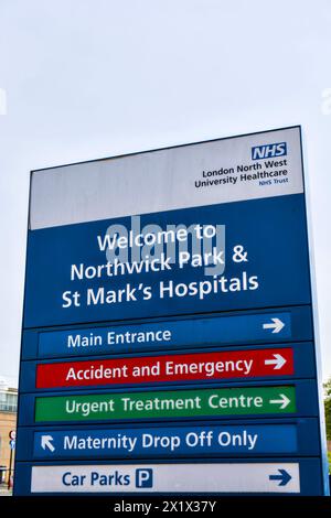 Northwick Park Hospital, Watford Road, Harrow, Borough of Brent, London ...