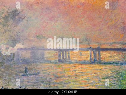 Charing Cross Bridge is a series of oil paintings by French artist ...