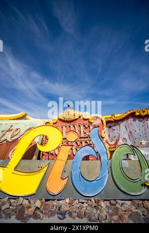 The Neon Museum, Neon Sign Cemetery, Las Vegas, Nevada, USA, North ...