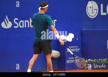 Daniel Altmaier (Germany) throwing his racket. Argentina Open 2024 ...