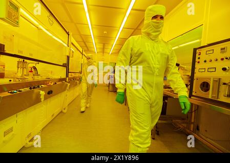 Photo bay. Photolithography Room. Cleanroom. Nanotechnology. Laboratory ...