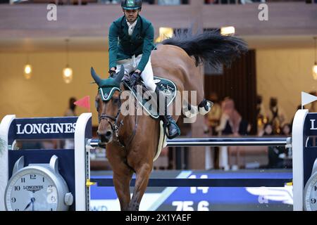 Khaled Almobty of Saudi Arabia with Jaguar King WD during the Longines ...