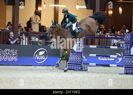 Khaled Almobty of Saudi Arabia with Jaguar King WD during the Longines ...