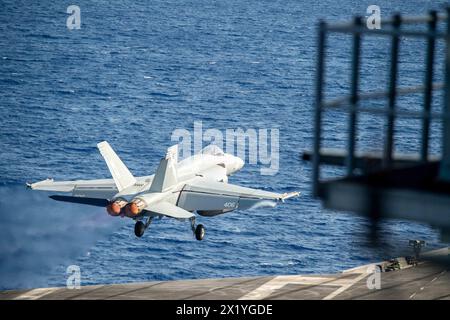 PHILIPPINE SEA (April 5, 2024) The Nimitz-class aircraft carrier USS Theodore Roosevelt (CVN 71 ...