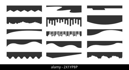 Header web separator divider higlight cover silhouette template curve ...