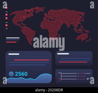 USA presidential election statistic banner with infographics American ...