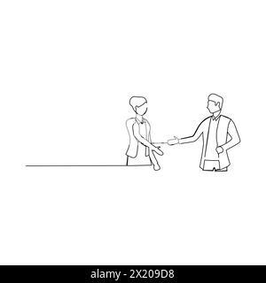 Businessman talking to his colleague. Effective communication in ...