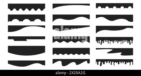 Header web separator divider higlight cover silhouette template curve ...