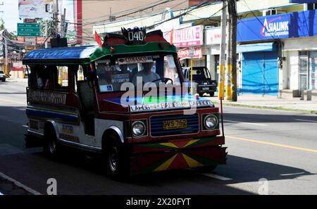 Colorful jeepneys in Cebu, The Philippines Stock Photo - Alamy