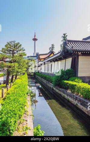Views of the city of Kyoto, located in the Kansai region on the island ...