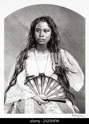 Traditional Filipina, Manila, Luzon Island Philippines Stock Photo - Alamy