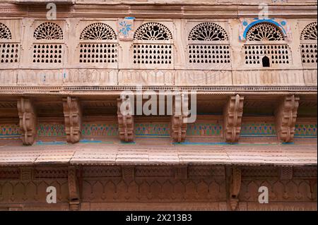 Interiors, Man Mandir Palace, Fort complex, Gwalior, Madhya Pradesh ...