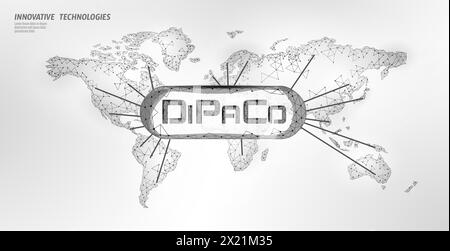 AI artificial intelligence DiPaCo Deep Learning Google system. Virtual neural network service ...