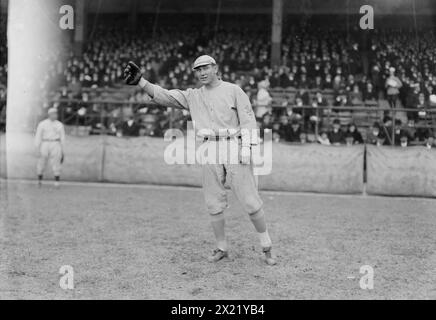 A historical photograph of Bob Bescher, a baseball player for the ...