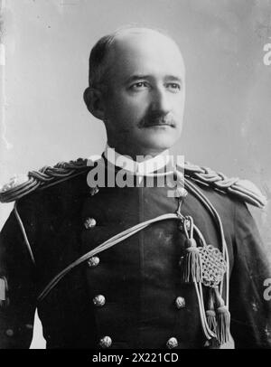 Major General Clarence R. Edwards, commanding the 29th Division, seen ...