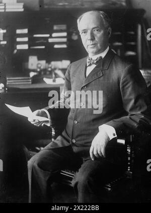 A portrait of J.D. Archbold, an American business executive known for ...