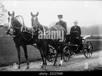 Prestashka Team of W. Winans, Photo shows horses of Walter W. Winans ...