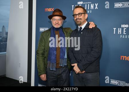 Fisher Stevens and Andrew Jarecki Stock Photo - Alamy