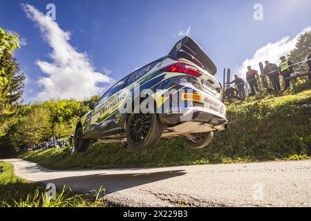 Eamonn KELLY, Conor MOHAN, Ford Fiesta Rally3, podium, portrait during ...