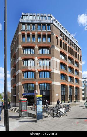 The entrance to Pimlico Underground station on the Victoria Line ...