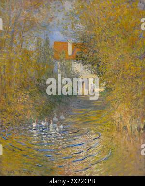 Claude Monet, The Geese, 1874, oil on canvas Stock Photo - Alamy
