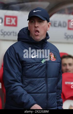 Manager of Sunderland, Mike Dodds - Sunderland v Blackburn Rovers, Sky ...