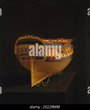 Model of a Ship's Stern and Rudder Stock Photo - Alamy