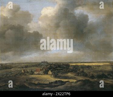 'View of Bleaching Fields near Haarlem' (1665-1670) by Jacob van ...