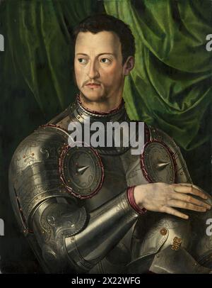 A portrait of Grand Duke Cosimi I de' Medici in the Palazzo Medici ...