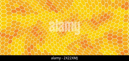 Yellow beehive background. Honeycomb, bees hive cells pattern. Bee ...