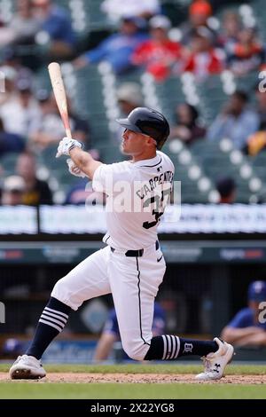 DETROIT, MI - APRIL 18: Detroit Tigers outfielder Kerry Carpenter (30 ...