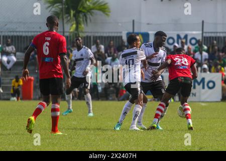 DOUALA, CAMEROON - APRIL 18: Victoria United Fc won the Elite one ...