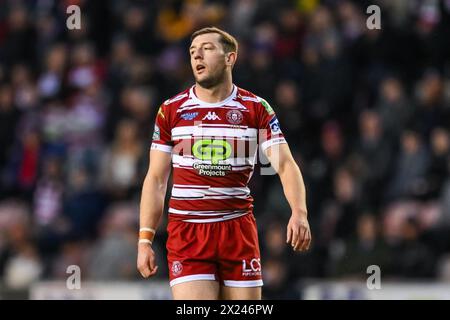 Jake Wardle of Wigan Warriors during the Betfred Super League Round 12 ...