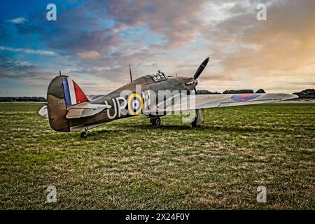 World war Two Hawker Hurricane Fighter Plane from the Battle of Britain ...